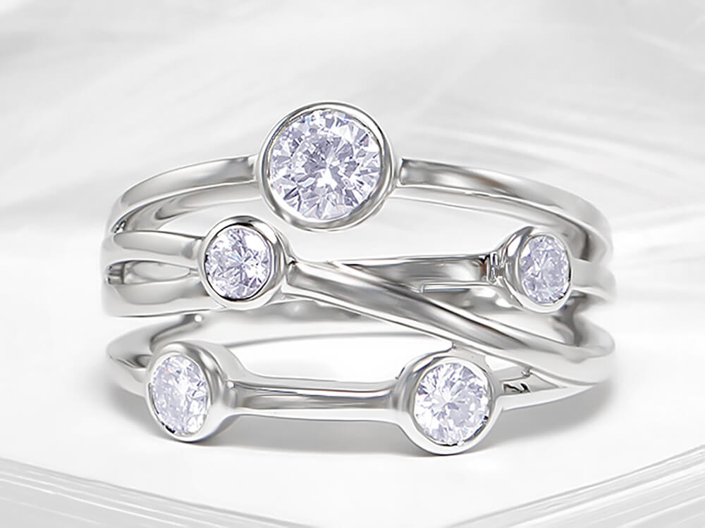 Diamond Bubble Ring - Ian Sharp Fine Jewellery – Ian Sharp Jewellery